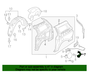 2015-2018 Kia Sedona Actuator 81590-A9100 | OEM Parts Online