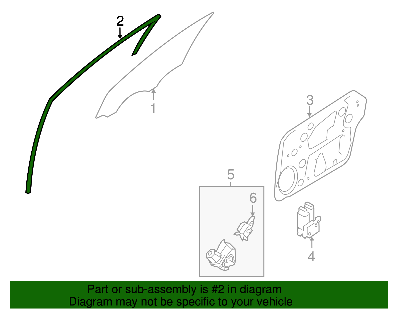 2011-2015 Hyundai Sonata Run Channel 82530-3Q000 | OEM Parts Online
