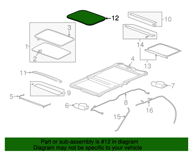 2007-2017 GM Rear Glass 20861633 | GMPartsDirect.com