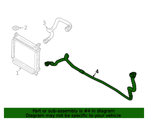 17-12-5-A02-2E2 - 2020-2024 BMW - Coolant Hose | BMWPartsHub