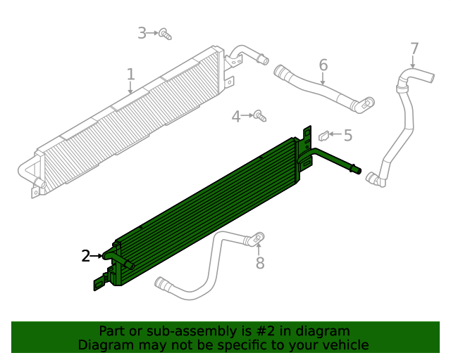 2020-2024 Ford Auxiliary Radiator LX6Z-8005-C | OEM Parts Online