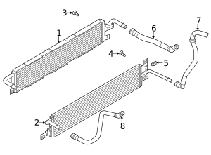 2020-2024 Ford Auxiliary Radiator LX6Z-8005-C | OEM Parts Online