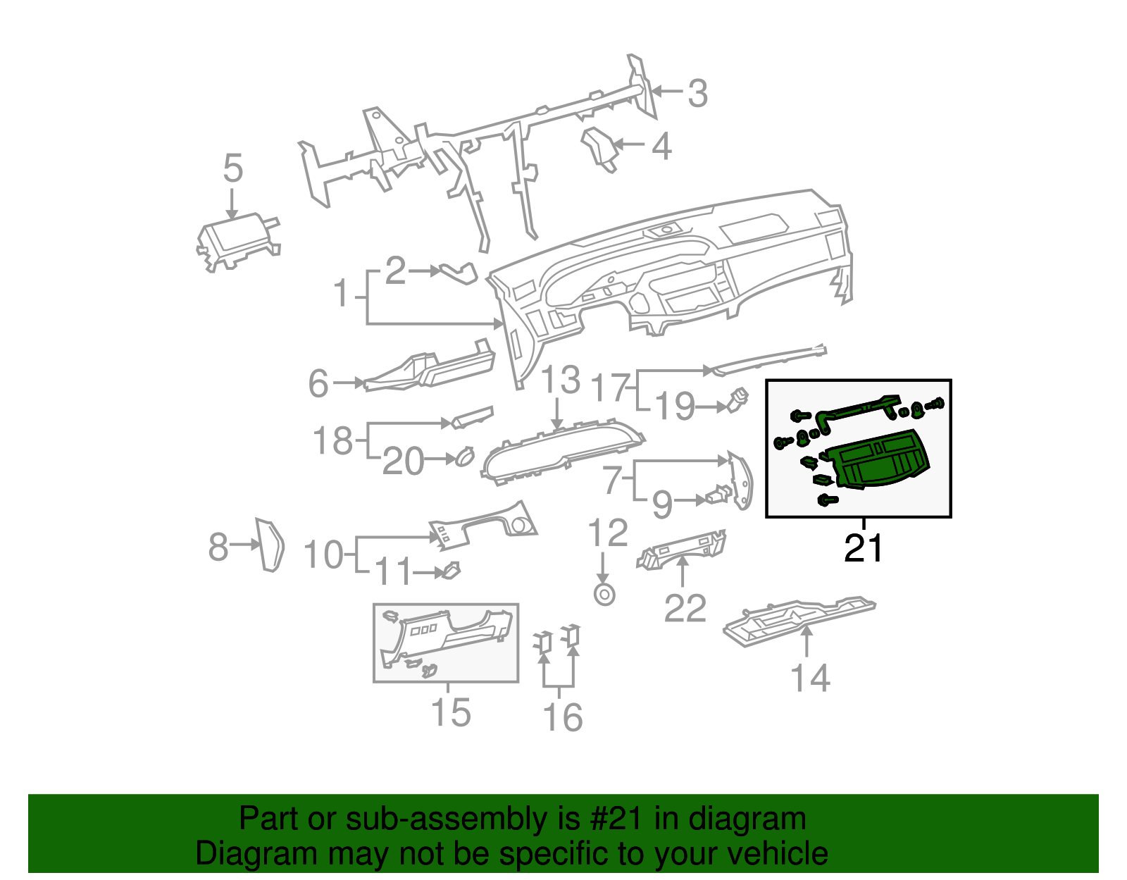 Genuine Toyota Center Bezel part# 55405-07010 for 2005-2007 Toyota ...