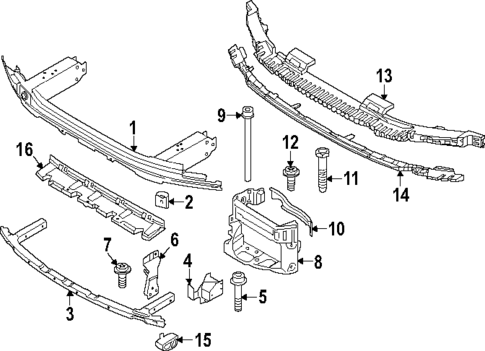 Bumper & Components - Front for 2022 BMW 530i | Genuine BMW Parts