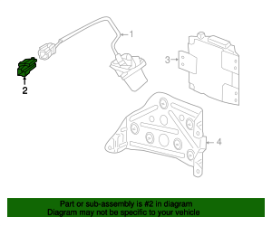 000-995-00-83 - Camera Bracket 2006-2018 Mercedes-Benz | Mercedes-Benz ...