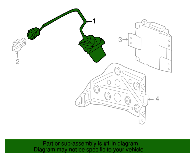 212-820-27-97-64 - Camera 2010-2014 Mercedes-Benz | Mercedes-Benz USA Parts
