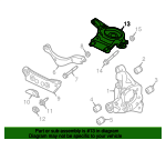 551B0-3TA0D - Lower Control Arm - 2015-2023 Nissan | Nissan OEM Parts ...