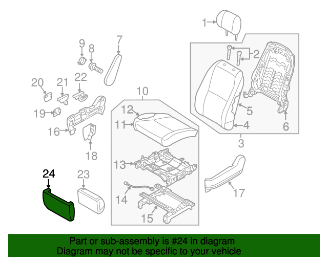 89740-A9700DLA - Extension 2015-2018 Kia Sedona | Kia.Parts Store