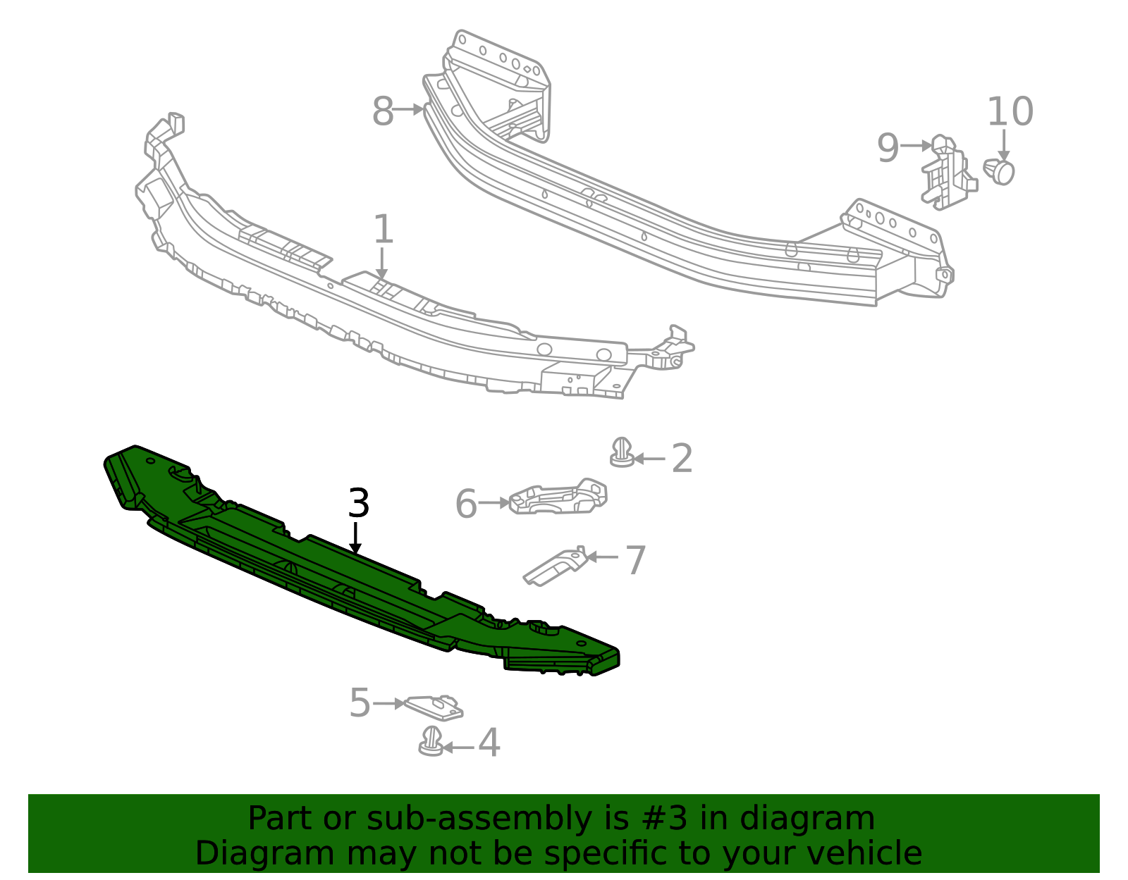 71175-T20-A00 - 2022-2024 Honda Civic - Lower Support | Genuine Honda Parts