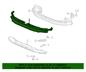 2022-2025 Honda Civic Upper Support 71170-T20-A00 | Honda Factory Parts
