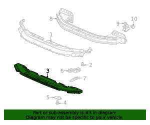 2022-2024 Honda Civic Lower Support 71175-T20-A00 | Genuine Honda Parts