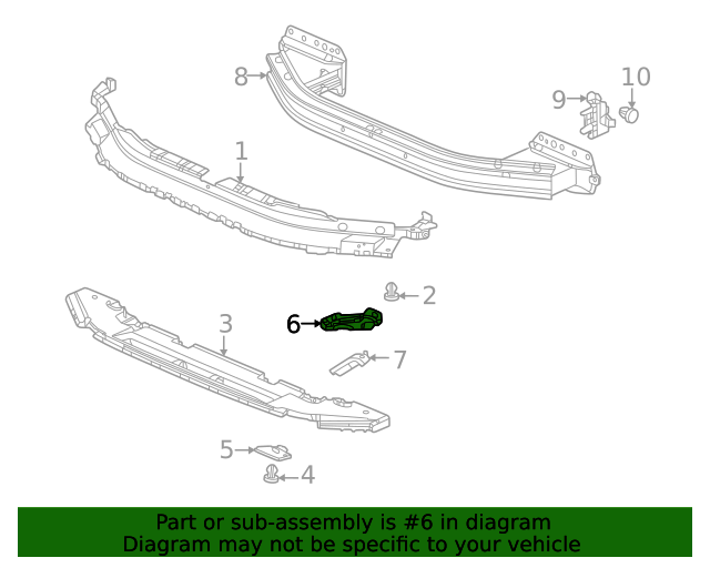 2022-2024 Honda Civic Stay Bracket 71466-T20-A00 | Honda Factory Parts
