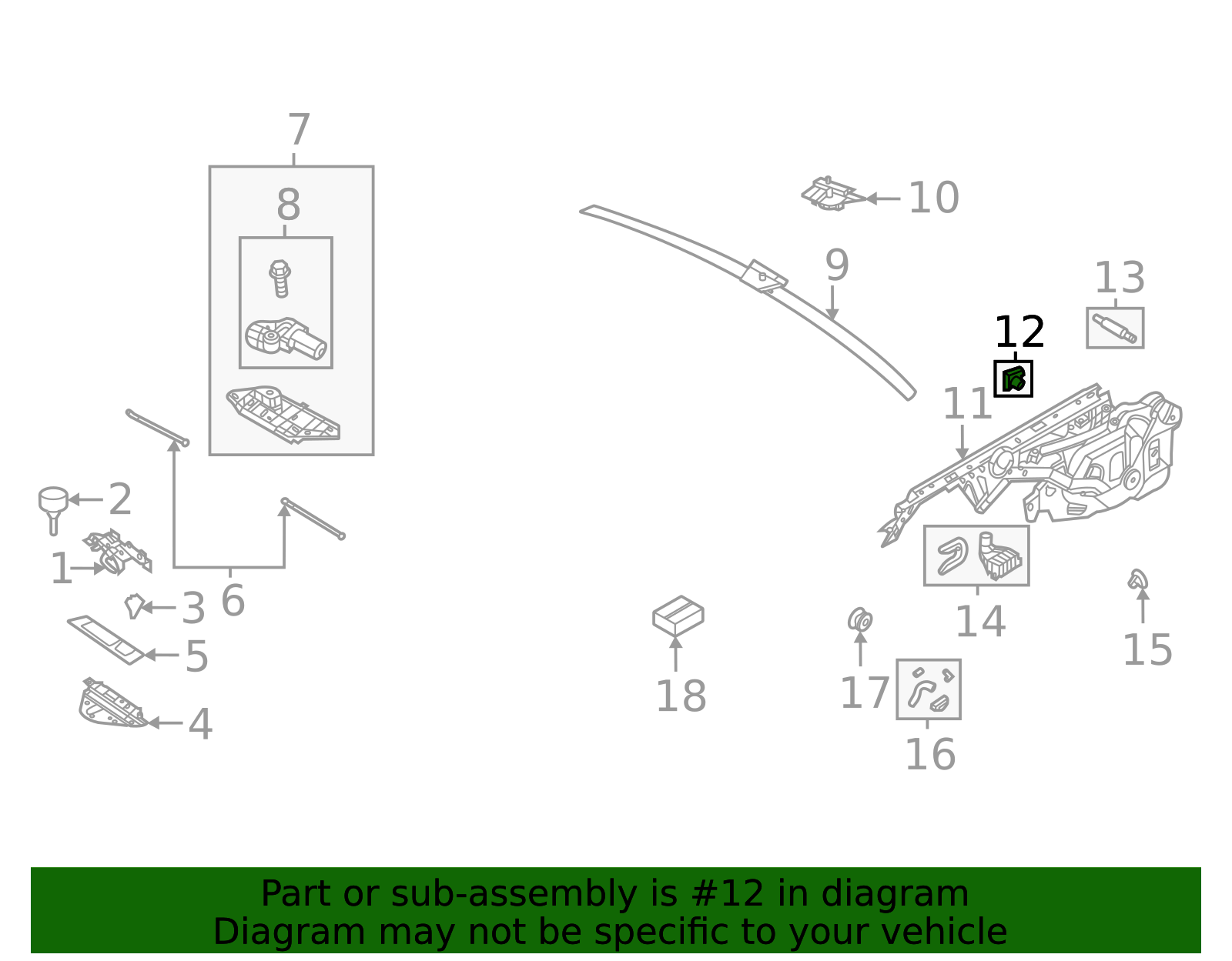 54-34-5-A05-E34 - 2021-2024 BMW - Arm & Bracket Stopper | BMWPartsHub