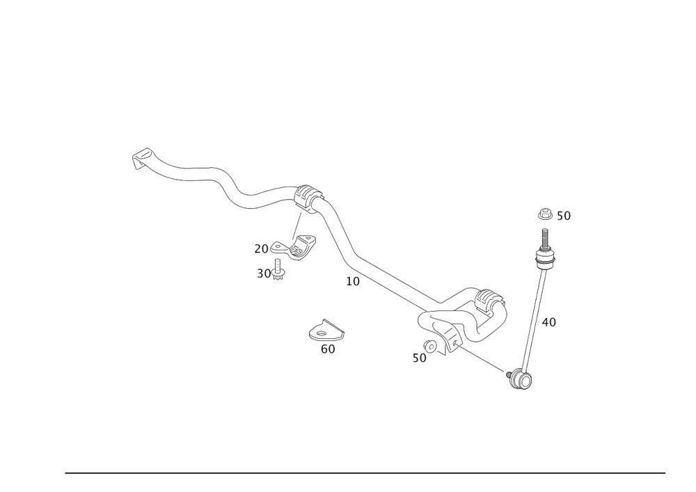 221-320-01-89 - Torsion Bar Linkage 1954-2013 Mercedes-Benz | Mercedes ...