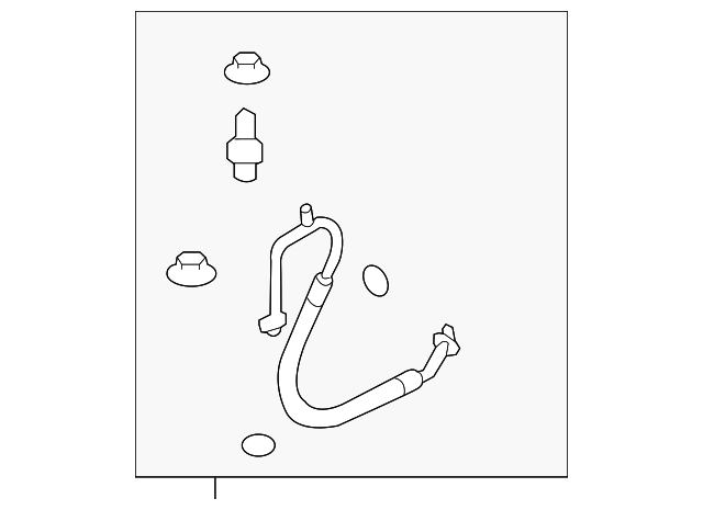 2009-2014 Hyundai Discharge Hose 97762-3M100 | OEM Parts Online