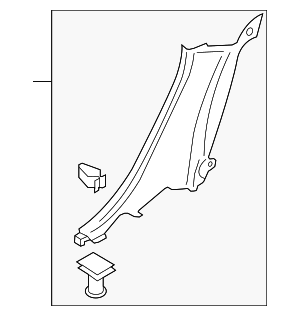 8P4-867-767-A-4PK - Wheelhouse Trim 2006-2013 Audi | Audi OEM Parts