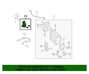 Genuine OEM Ford Part - Throttle Position Sensor 6L2Z-9B989-C | Genuine ...