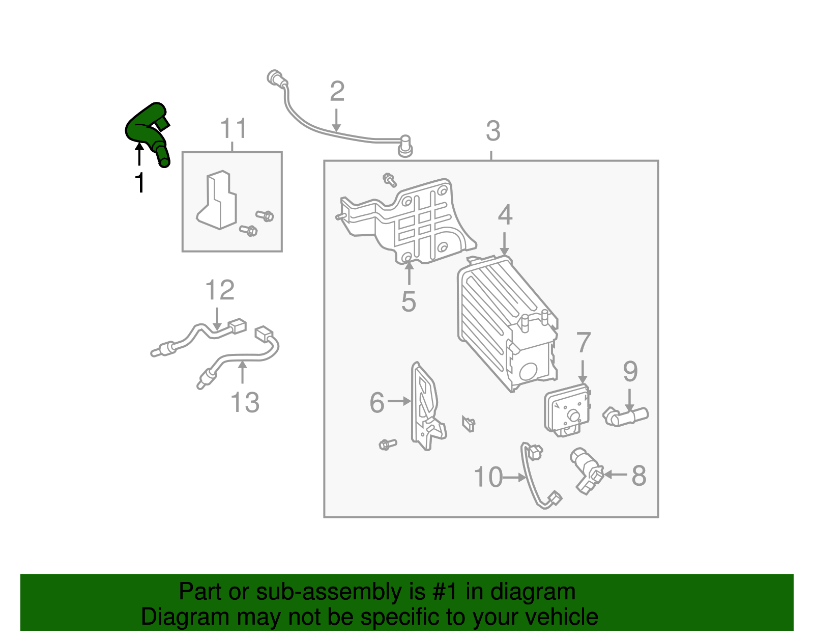 7L3Z-6A664-B - Connector Hose 2007-2014 Ford | AutoNation Parts