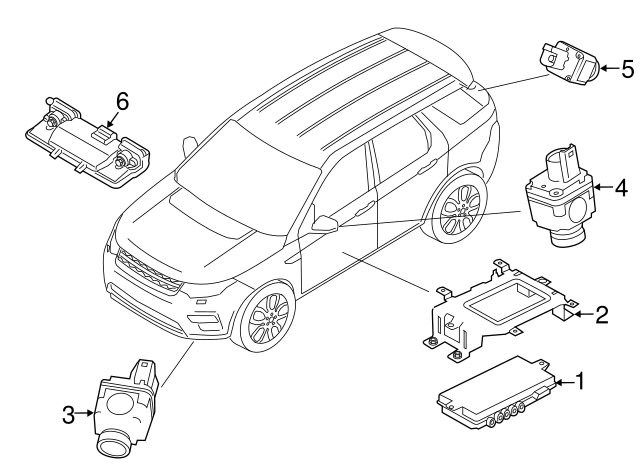 Genuine OEM Control Module Part# LR094043 Fits 2015-2017 Land Rover: Up ...