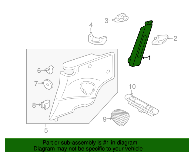 997-555-184-01-9S5 - Door Pillar Post Trim Set 2005-2013 Porsche 911 ...