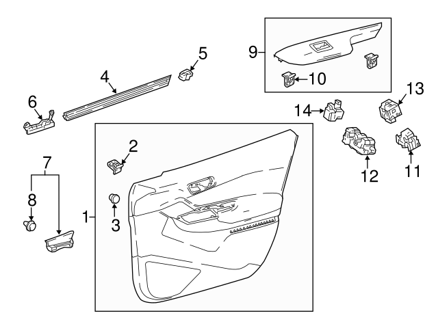 84872-F4020 - Mirror Switch - 2018-2022 Toyota C-HR | OEM Genuine ...