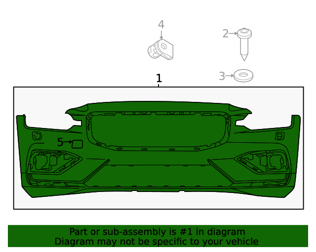 36011966 - Bumper Cover - 2019-2021 Volvo | Volvo OEM Parts Direct