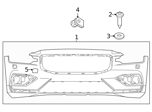 2019-2023 Volvo Tow Eye Cap 39793969 | Volvo OEM Parts Online