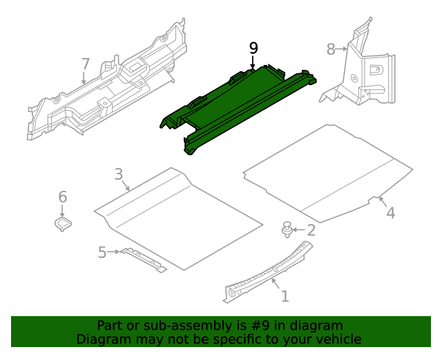 Genuine BMW 51-47-7-489-599 | Lower Trim | FREE Shipping on Most Orders ...