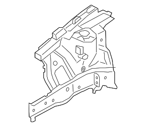 64502-M6000 - Apron Panel 2019-2024 Kia Forte | Genuine Kia Parts