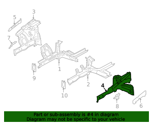 2019-2023 Kia Forte Apron Panel 64501-M6000 | QuirkParts