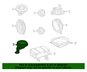 86150-62060 - Pkg Tray Speaker - 2021-2023 Toyota Mirai | OEM Genuine ...