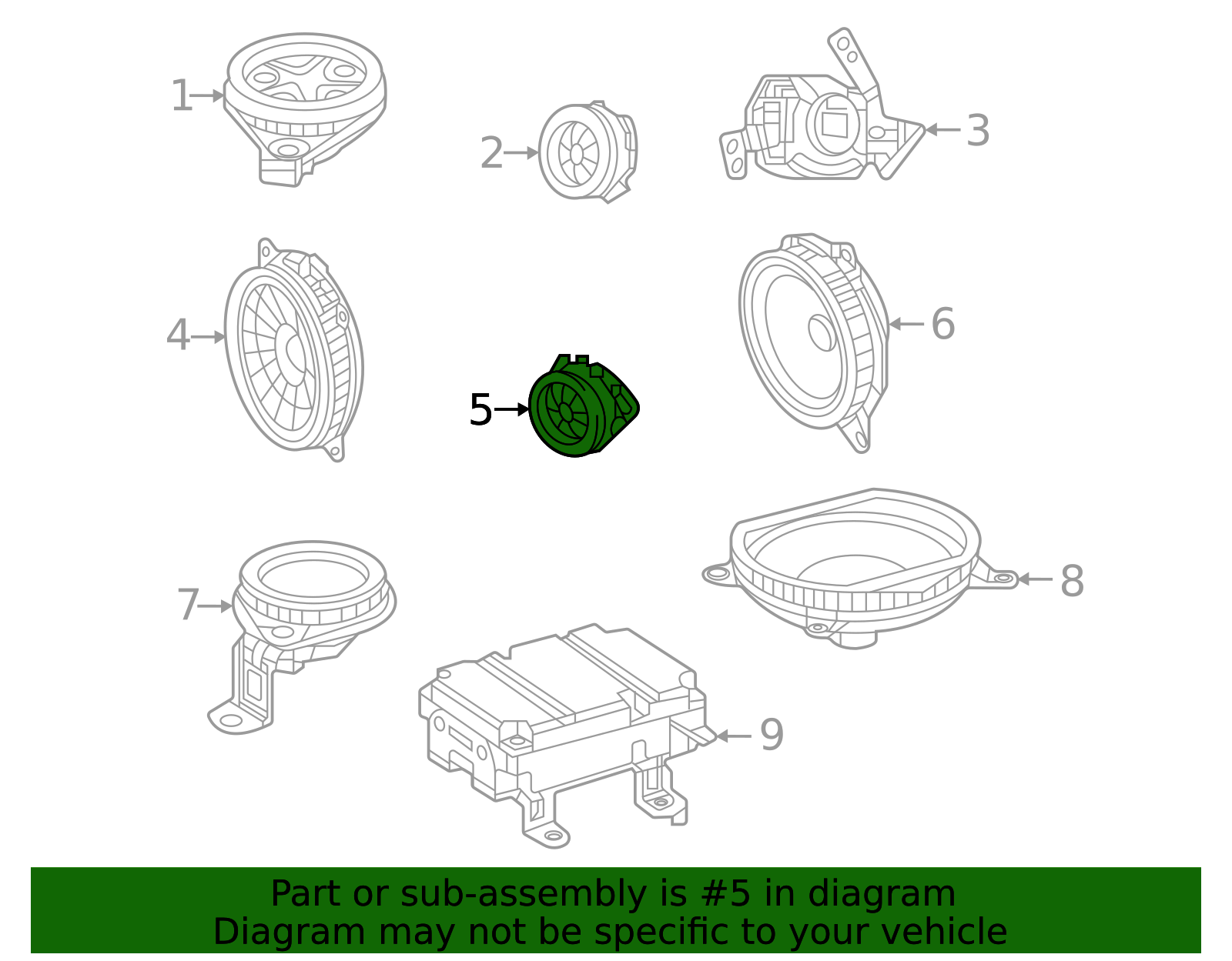 86150-33060 - Speaker 2021-2025 Toyota | AutoNation Parts