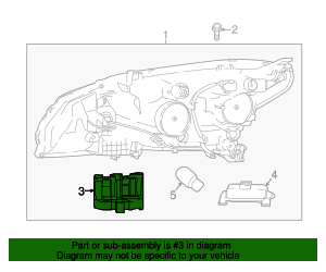 26092-5SK0A - Headlamp Bracket 2018-2024 Nissan LEAF | Nissan Parts ...
