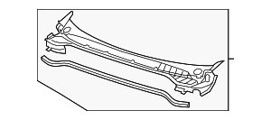 2011-2015 Chevrolet Volt Air Inlet Grille Panel 22908553 GM ...