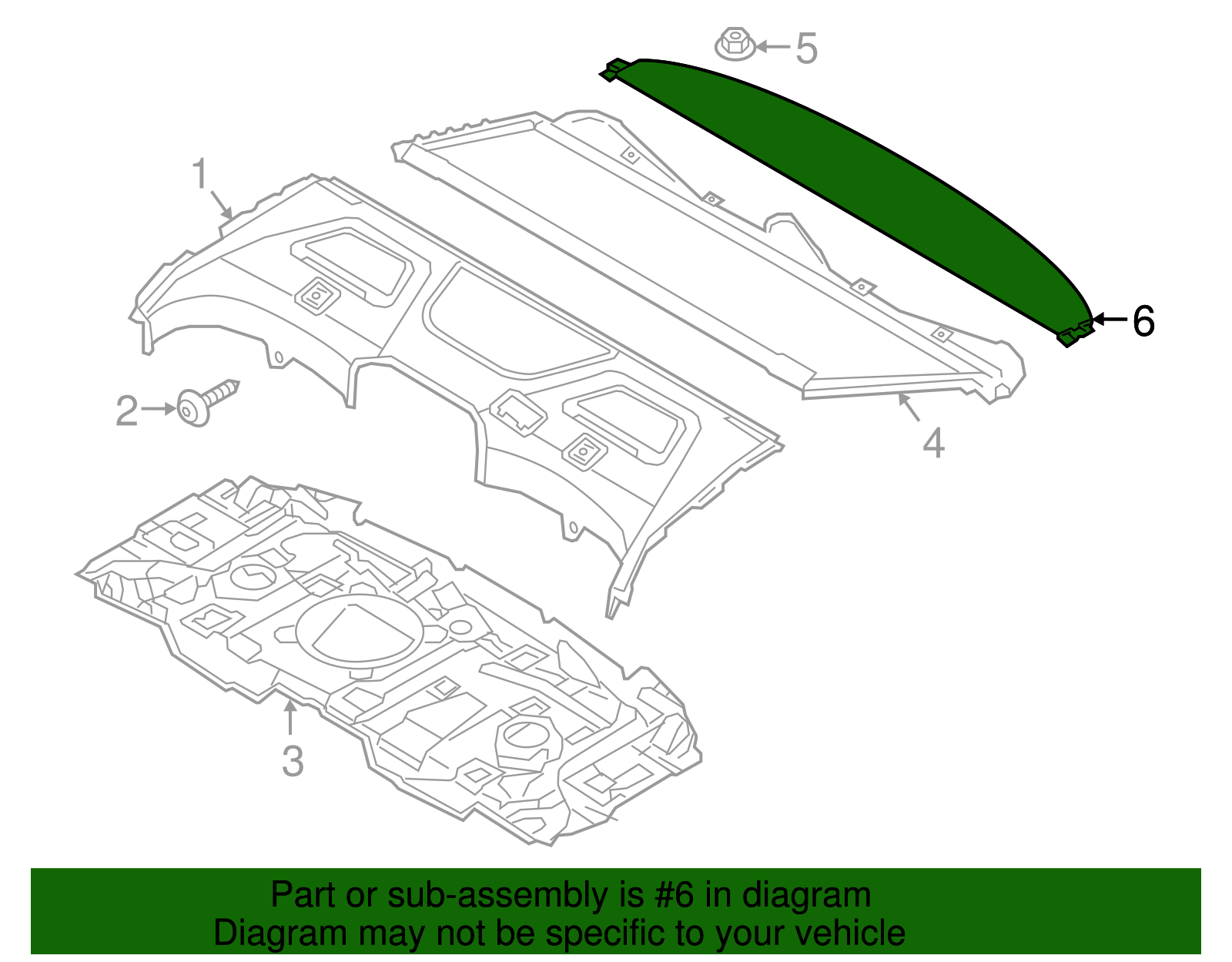 Hyundai - 85625-D2500-NNB - Rear Molding - 2017-2019 Genesis G90 | OEM ...