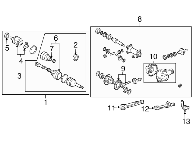 2003-2004 Toyota 4Runner Differential Carrier 41110-3D511 | Toyota Parts