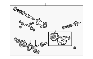 2003-2004 Toyota 4Runner Differential Carrier 41110-3D511 | Toyota Parts