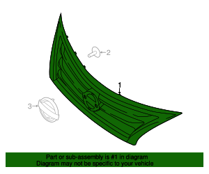 62310-3TA0A - Grille 2013-2015 Nissan Altima | Nissan Parts ...