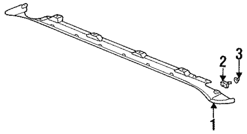 1995-1998 Porsche 911 Rocker Molding 993-559-519-00-01C | Sunset ...