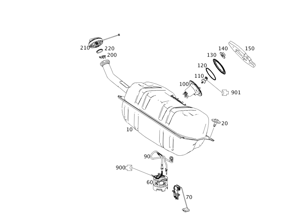 197-470-04-94 - Fuel Pump 2010-2019 Mercedes-Benz | Mercedes-Benz USA Parts