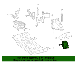 205-240-68-00 - Engine Support 2019-2023 Mercedes-Benz ...