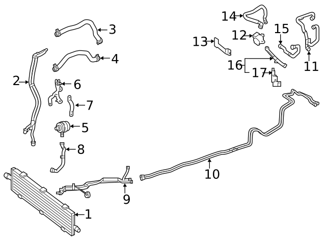 222-500-20-88 - Center Pipe 2015-2020 Mercedes-Benz | Mercedes-Benz USA ...