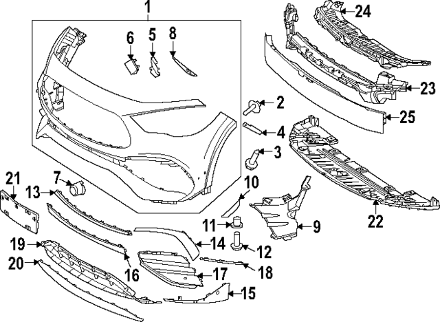 247-885-27-06 - Trim Molding 2021-2023 Mercedes-Benz | Mercedes-Benz ...