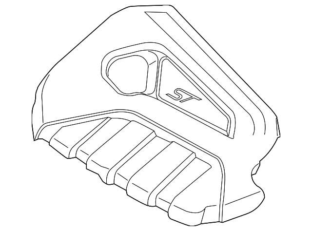 2014-2019 Ford Fiesta Engine Cover C1BZ-6A949-B | QuickParts