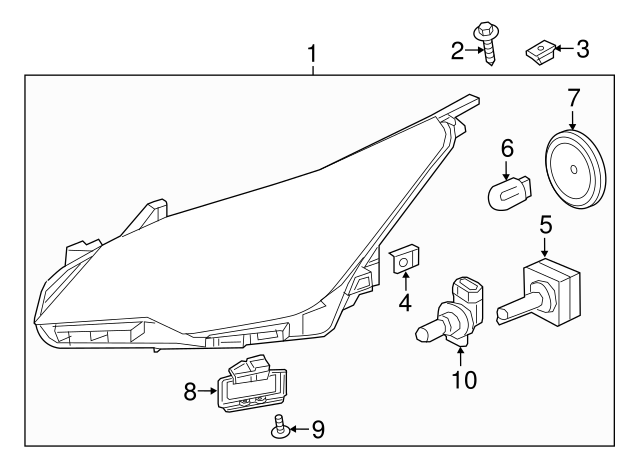 2016-2020 Buick Envision Ballast 23134370 | TascaParts.com