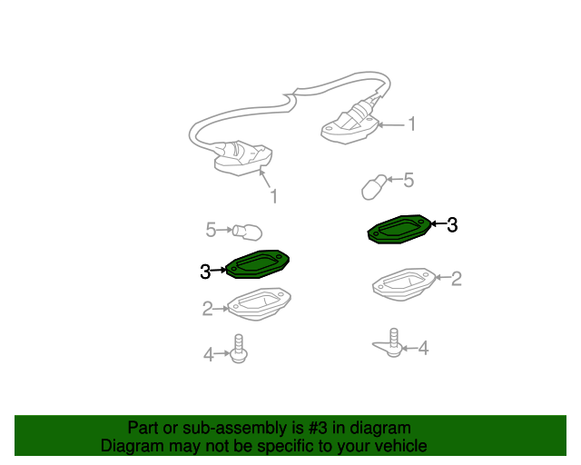 81272-24010 - Lens Gasket - 1984-2014 Toyota | OEM Genuine Toyota Parts