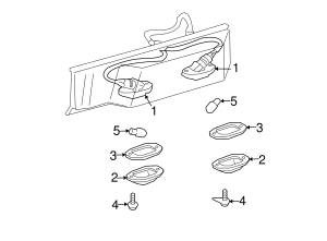 81272-24010 - Lens Gasket - 1984-2014 Toyota | OEM Genuine Toyota Parts