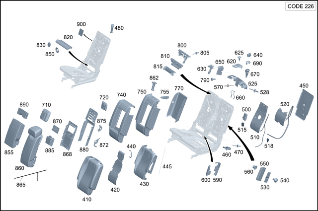 2020-2024 Mercedes-Benz Carrier 167-800-30-00 | MB OEM Parts