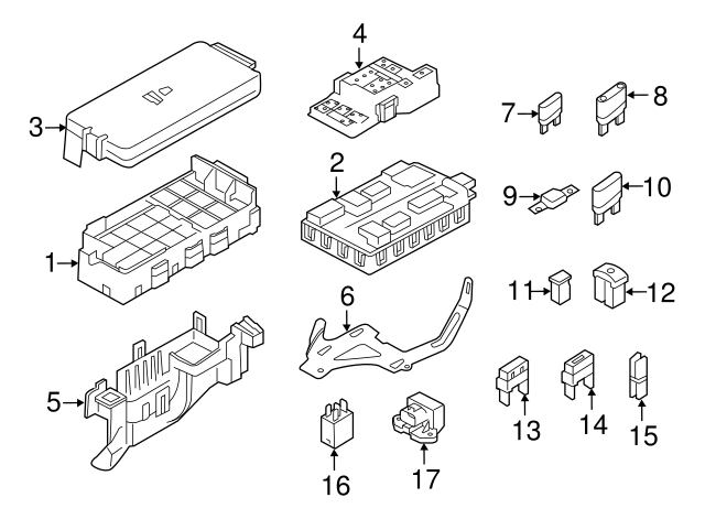 2008-2024 Ford Circuit Breaker D9AZ-14526-A | AutoNationParts.com