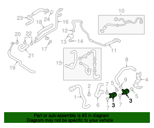 2013-2024 Audi Engine Auxiliary Water Pump 06H-121-601-N | OEM Parts Online
